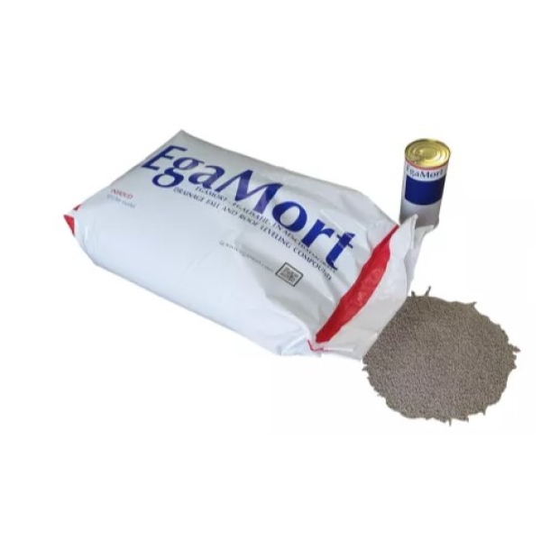 EgaMort van AGS, set van 1 zak korrels (50L) en 1 blik harder (1,3kg). AFHAAL PRODUCT! - 2Bdaken.nl